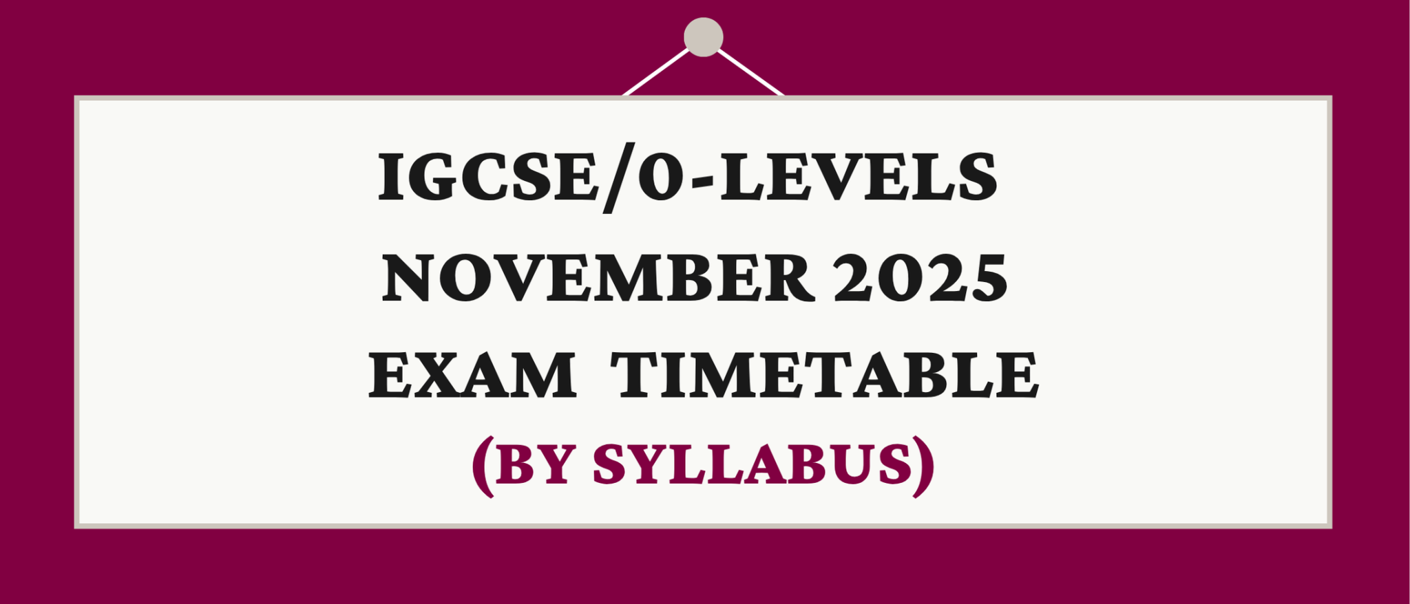 Sri Emas International School - Cambridge IGCSE Exam Centre
